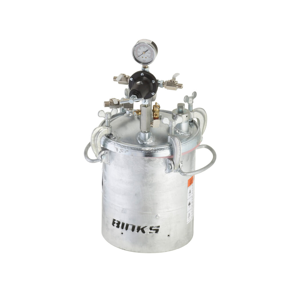 183G-241 Binks 2 Gallon Pressure Tank, Galvanized, Direct Drive ...