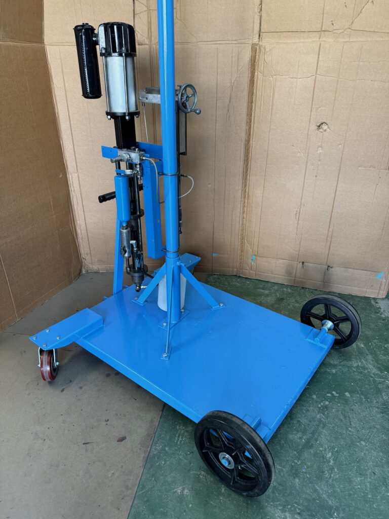 MVP REBUILT GEL-COAT OR RESIN WET-OUT SYSTEM ON 55-GAL DRUM CART & MAST ...